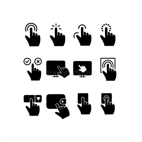 Cursor Icon Isolated On White Background Cursor Icon In Trendy Design Style For Web Site And