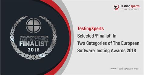 Testingxperts Selected ‘finalist In Two Categories Of The European Software Testing Awards 2018