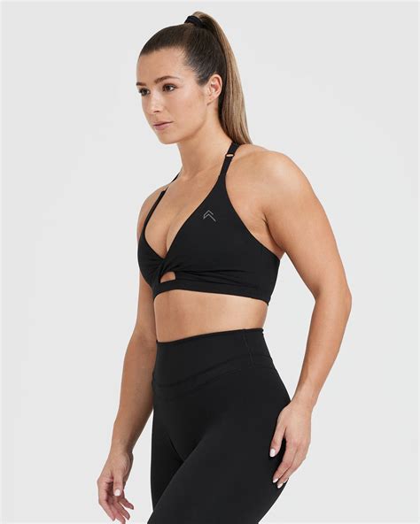 Black Low Cut Sports Bra Oner Active Us
