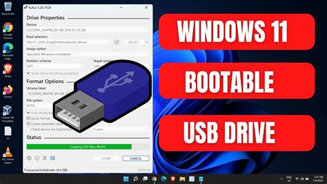 How To Create Bootable Usb Windows 11 Make Windows 11 Bootable Usb Flash Drive Youtube