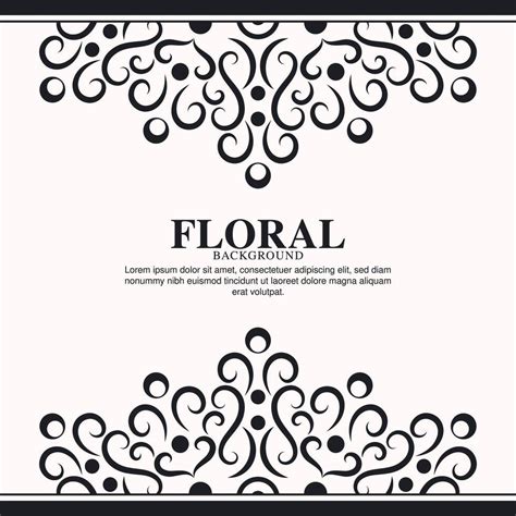 Decorative Floral Frame Background 46460658 Vector Art At Vecteezy