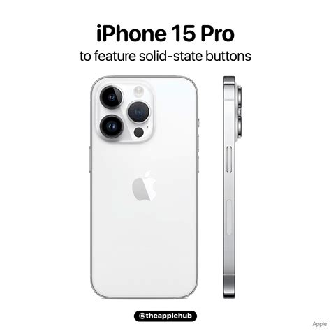 Iphone 15 Pro จะไม่มีปุ่มกดแล้ว เปลี่ยนเป็นปุ่มแบบ Solid State สัมผัส