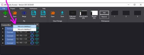 Virtual Workspaces Using ARC Support Synthiam