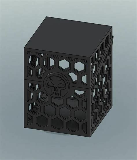 Archivo Stl Deck Box Mtg Commander 📦・plan Imprimible En 3d Para