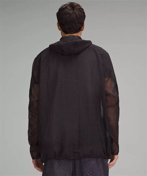 Lululemon Athletica Team Canada Mens Translucent Hooded Jacket Coc