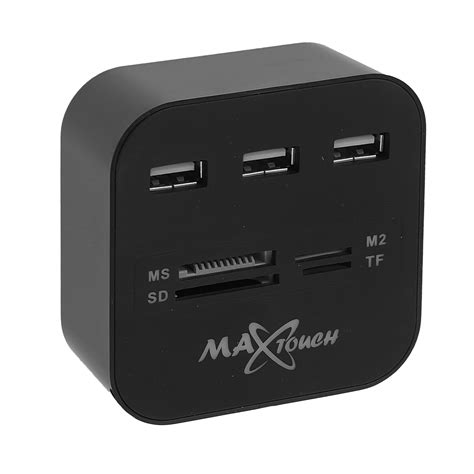 خرید آنلاین و قیمت هاب 3 پورت Usb و رم ریدر مکس تاچ مدل Mxhc836 [1404