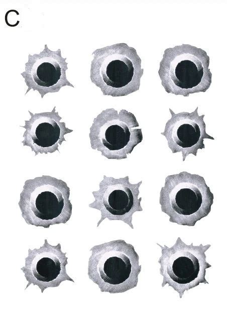 1pc Seeyule Funny Car Stickers 3d Bullet Hole Sticker Motorcycle