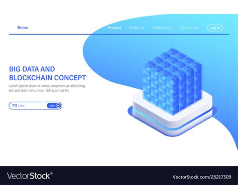 Big Data Isometric Abstract 3d Hosting Server Vector Image