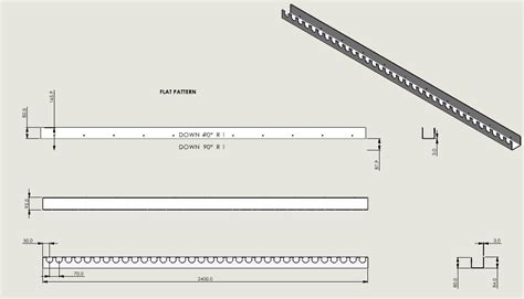 How To Fix Flat Pattern Issue In Drawing File Grabcad Groups