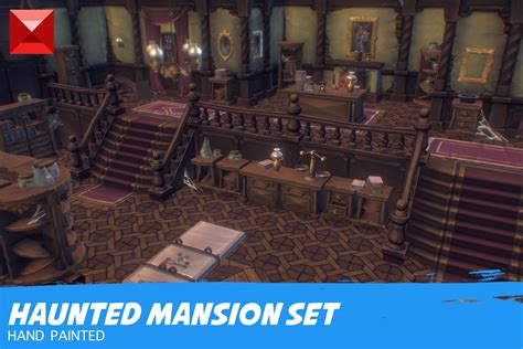 Haunted Mansion Set D Fantasy Unity Asset Store