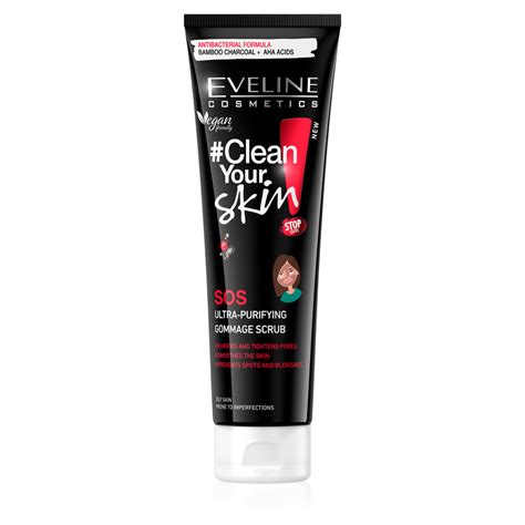Eveline, # Clean Your Skin, Ultraoczyszczający peeling gommage do ...