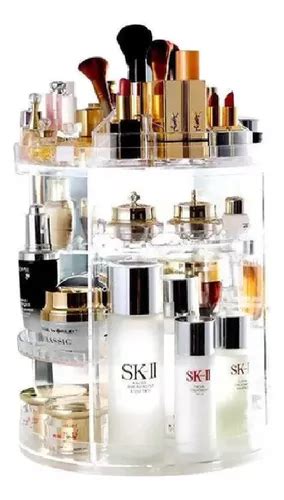 Organizador Acrílico 360 Giratório Porta Maquiagem Perfumes