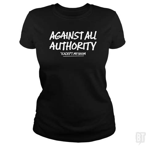 Against All Authority T Shirt Bold Rebel Graphic Tee