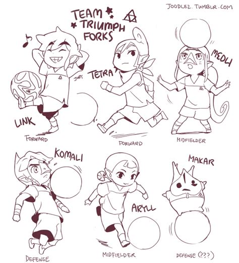 Link Toon Link Korok Tetra Medli And 3 More The Legend Of Zelda