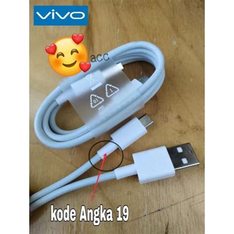 Jual KABEL DATA KD CABUTAN HP VIVO MICRO USB ORIGINAL 100 REAL 2A DAYA Super Cepat FAST