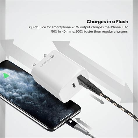 Portronics Adapto 45 Dual Mobile Charger Multiport Charging Adapter With Dual Port Usb A Pd