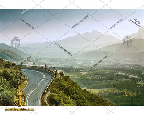 عکس جاده مارپیچ