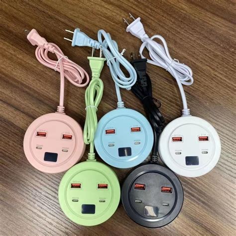 Stop Kontak Socket Bulat High Speed Usb Pd C 20w Fast Charging