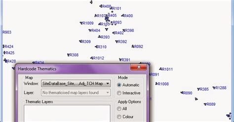 Telecom Knowledge And Experience Sharing Mapinfo Tool Hardcode Thematics