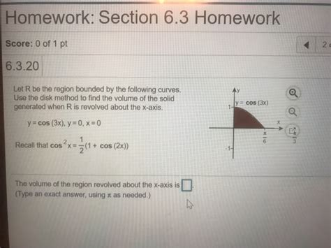 Solved Homework Section 6 3 Homework Score 0 Of 1 Pt 20