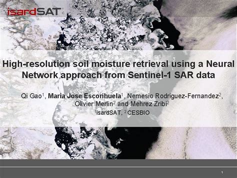 Highresolution Soil Moisture Retrieval Using A Neural Network