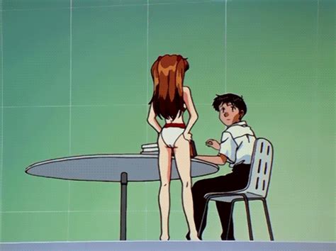 Ikari Shinji Souryuu Asuka Langley Neon Genesis Evangelion Screencap