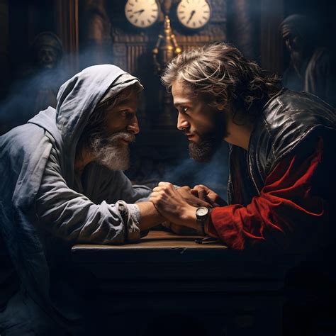 Premium Ai Image Doubting Thomas Doubting