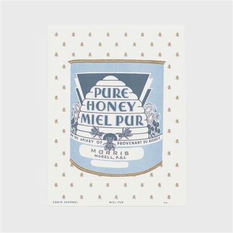 Cabin Journal PRINT Miel Pur Pure Honey 8 511 Inch Kid Icarus