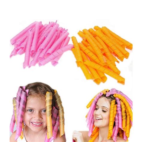 Badu Bg Вълшебни ролки за коса спирала кръгла маша мека за жени Направи си сам 20 30 45 50