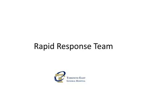 Ppt Rapid Response Team Powerpoint Presentation Free Download Id