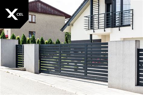 Aluminum Sliding Gate Aluminiowa Brama Przesuwna House Fence