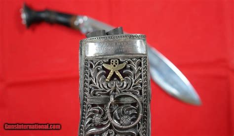 Korean War Era Indian Army 99th Gurkha Regiment Presentation Ornate