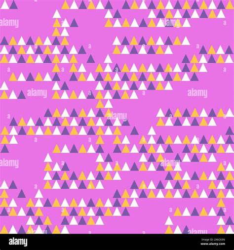 Pink Triangular Seamless Pattern Stock Vector Image And Art Alamy
