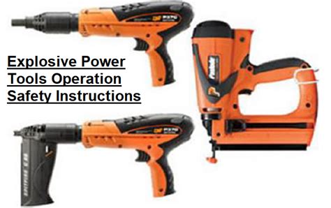 Explosive Power Tools Best Editable Construction Qhse Documentation Portal