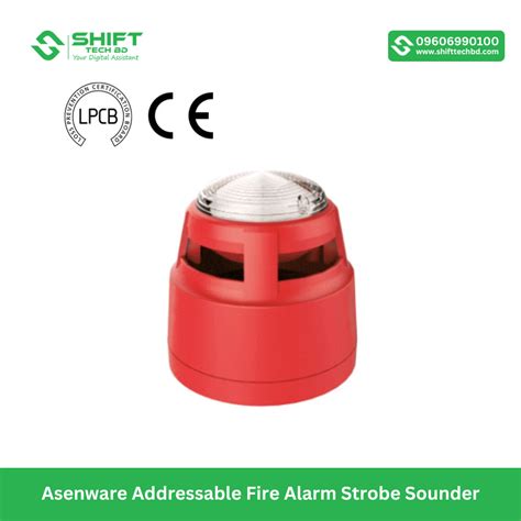 Asenware Addressable Fire Alarm Strobe Sounder Price In Bangladesh Specs And Review