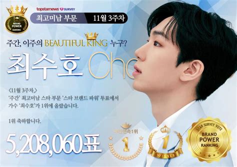 박서진 최수호 송가인 11월 3주차 예능 브랜드 파워·최고 미남·미녀 스타 랭킹 1위 스타서베이 결과 이수현 기자
