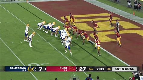 Monroe Young Makes The Grab For 2 Yard Td Espn Video