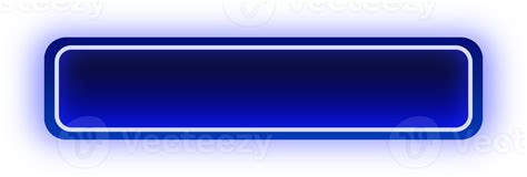 Blue Neon Button 10976838 Png