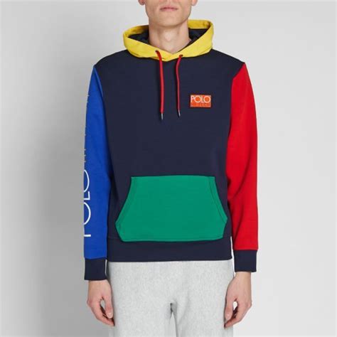 Polo Ralph Lauren Hi Tech Popover Hoody Cruise Navy Multi End Polo