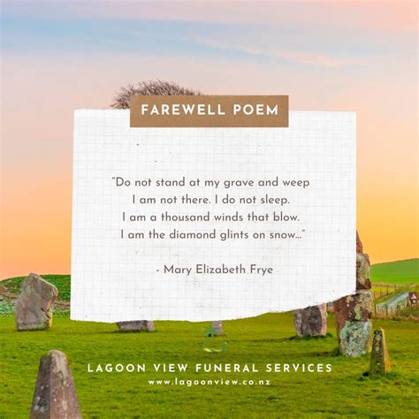Farewell Poem Funeral Services Funeral Quotes Farewell Poems