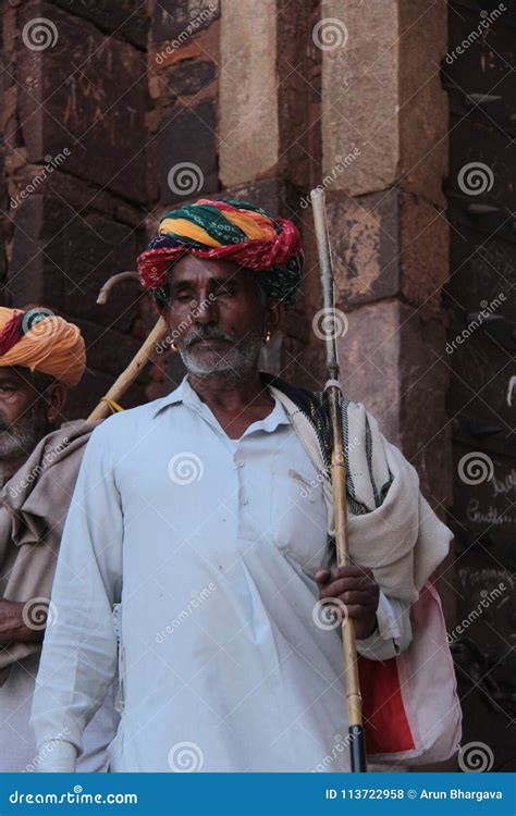 The Colorful Guards In The Complex Harmandir Sahib Golden Temple