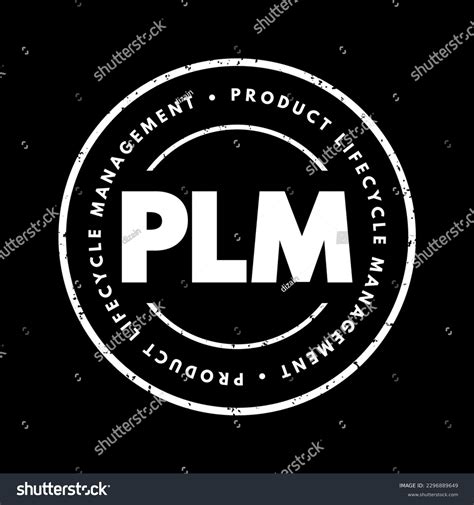 Plm Product Lifecycle Management Process Managing Stock Vector Royalty Free 2296889649