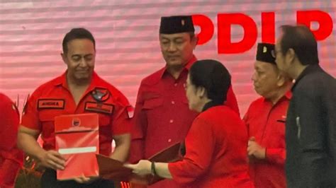 Pdip Rekomendasikan Andika Perkasa Dan Hendrar Prihadi Untuk Pilgub