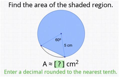 Find The Area Of The Shaded Region