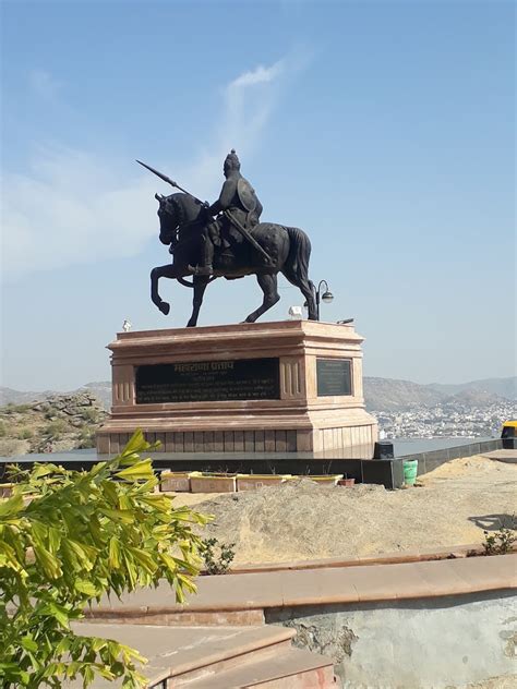 Maharana Pratap Statue In The City Nosar Ghati