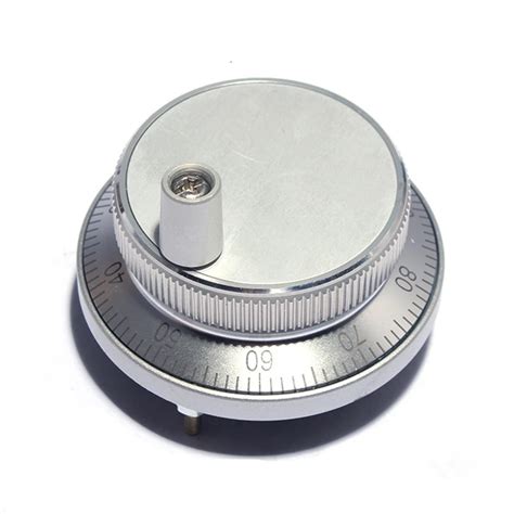 5v 100ppr 전자 핸드 휠 수동 펄스 인코 발전기 Cnc 60mm 티몬