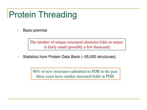 Ppt Protein Threading Powerpoint Presentation Free Download Id 765157