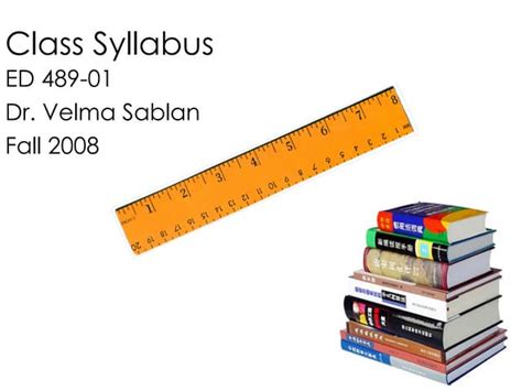 Class Syllabus Ppt