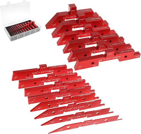 Router Table Setup Bars Precision Aluminum Setup Blocks Height Gauge