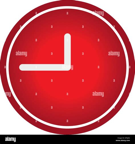 Time Clock Symbol Stock Vector Image And Art Alamy